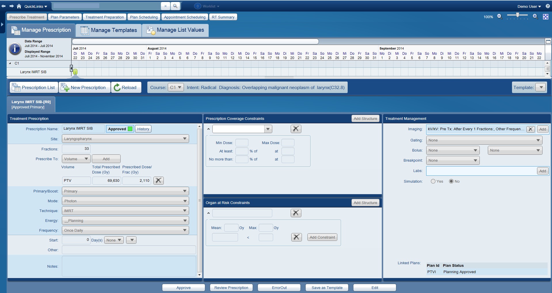 ARIA® OIS FOR RADIATION ONCOLOGY - PAPAPOSTOLOU