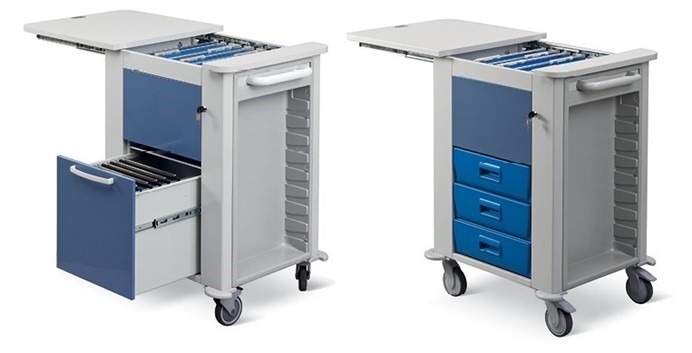 TWISTER LINE PATIENT CHART TROLLEYS - PAPAPOSTOLOU