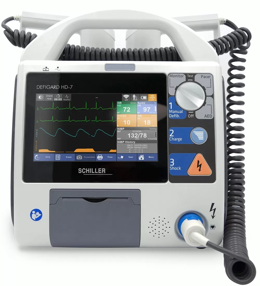 Διφασικός Απινιδωτής - Μόνιτορ DEFIGARD HD-7 - ΠΑΠΑΠΟΣΤΟΛΟΥ